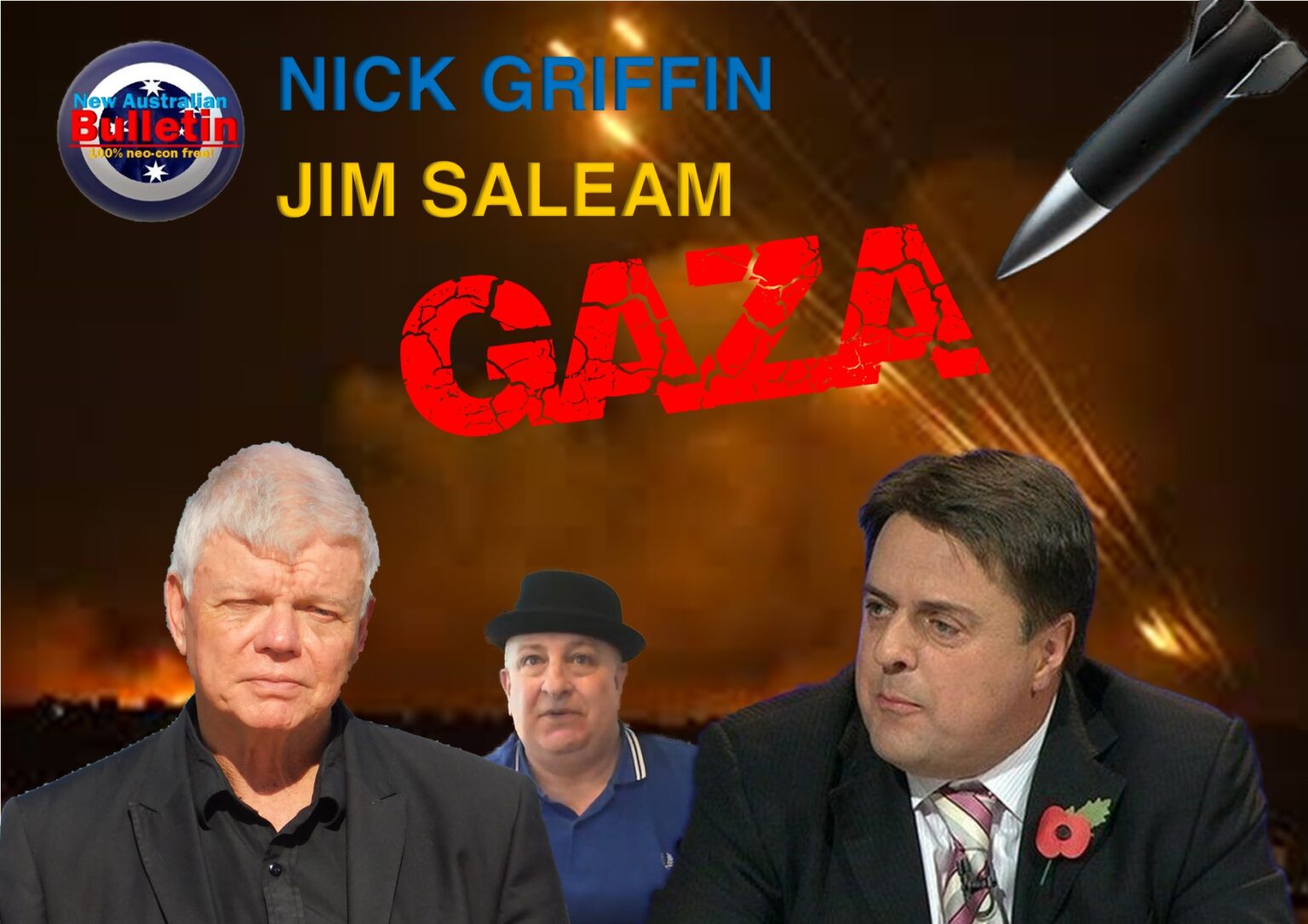 NICK GRIFFIN AND JIM SALEAM: GAZA (VIDEO)